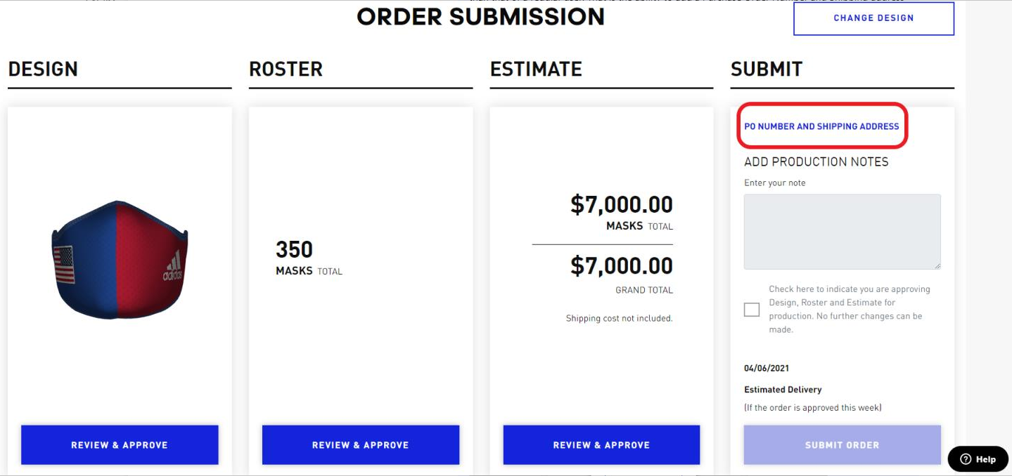 Dealers Only - Submitting Orders – Adidas Custom