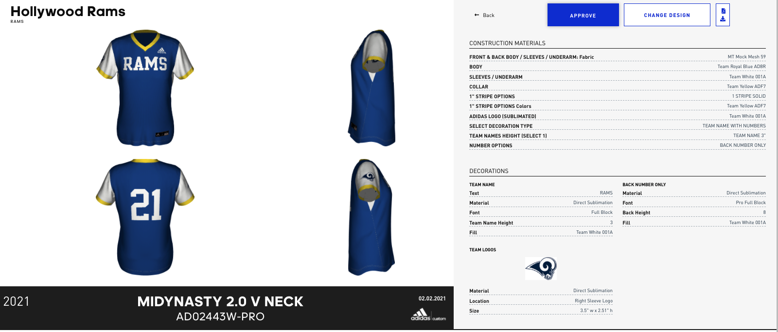 Reviewing and Submitting Your Design – Adidas Custom